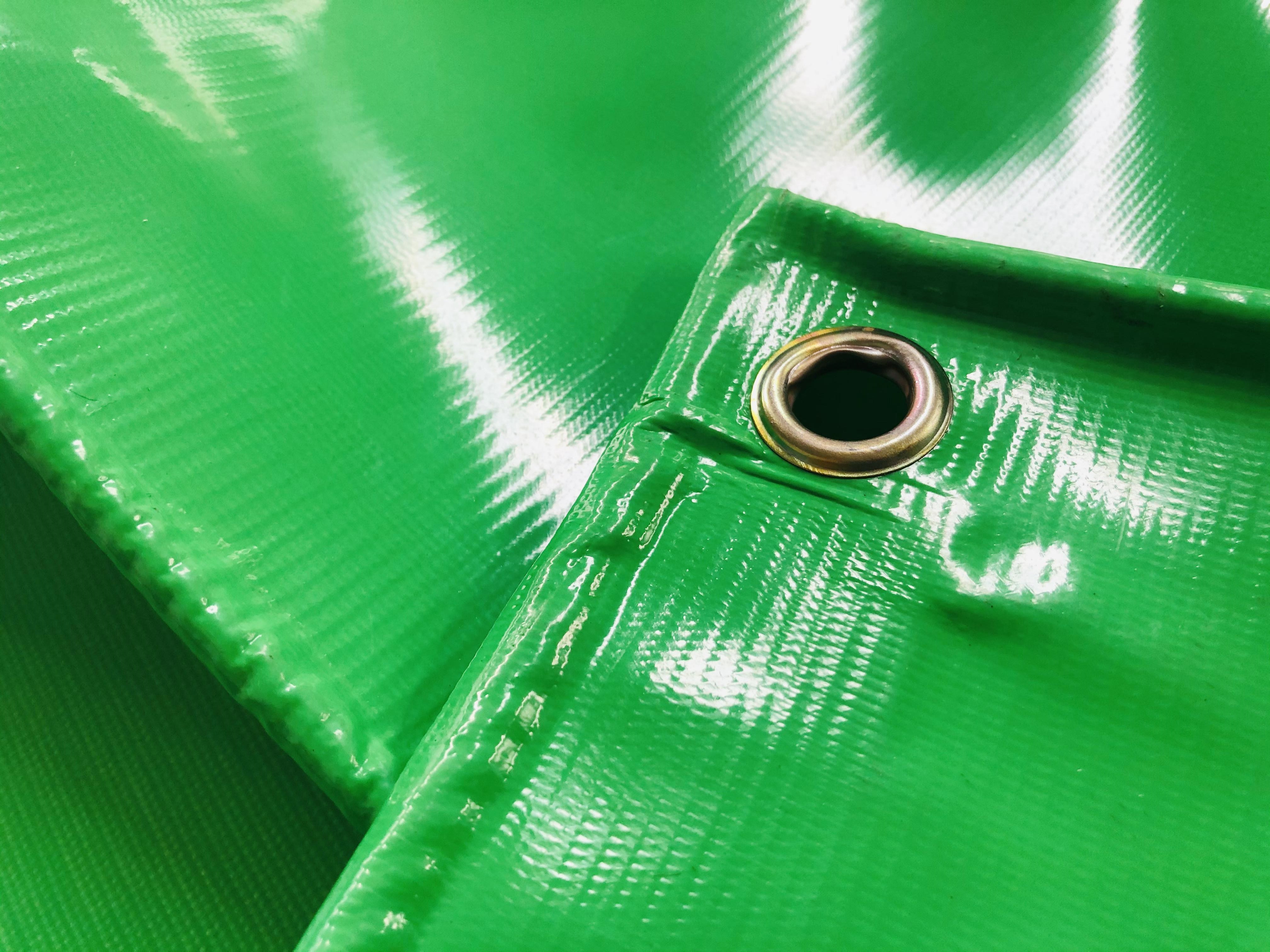 Lona de malla recubierta de PVC verde de grado de exportación: compre ...